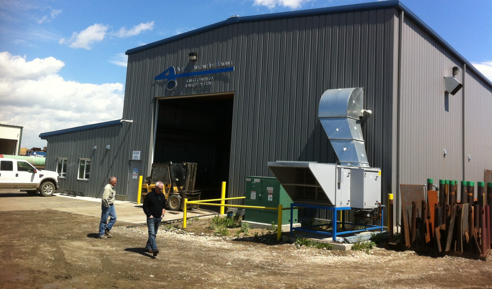 Metal Building Supply for Alberta Custom Pipe Expansion