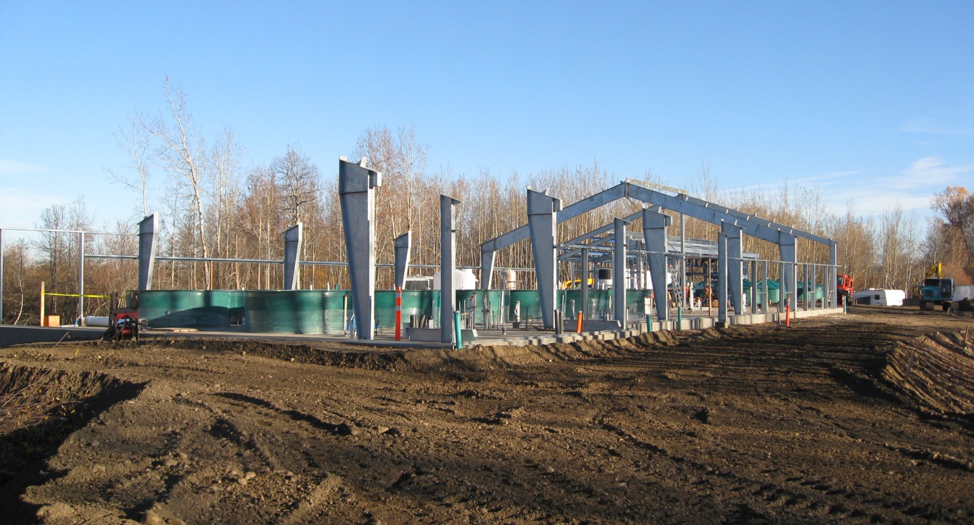 Prefab Steel Building for White Sturgeon Conservation Center